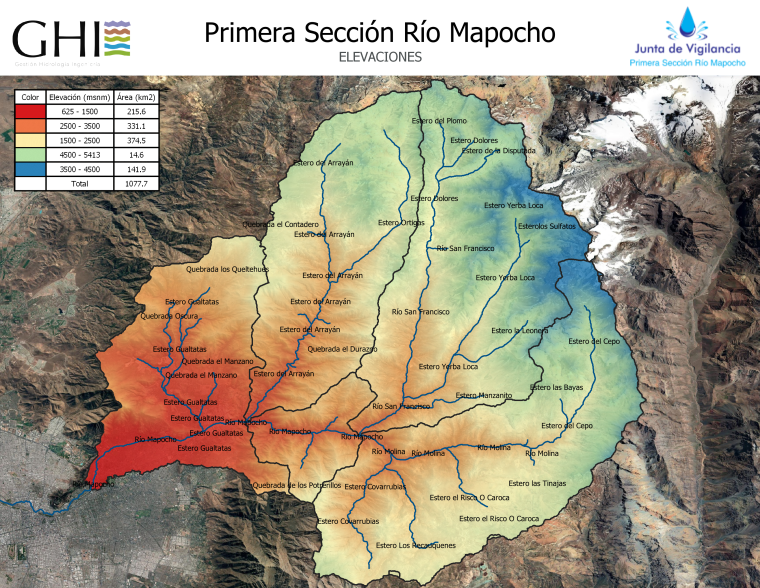 Imágenes y mapas – Junta de Vigilancia Primer Tramo Río Mapocho